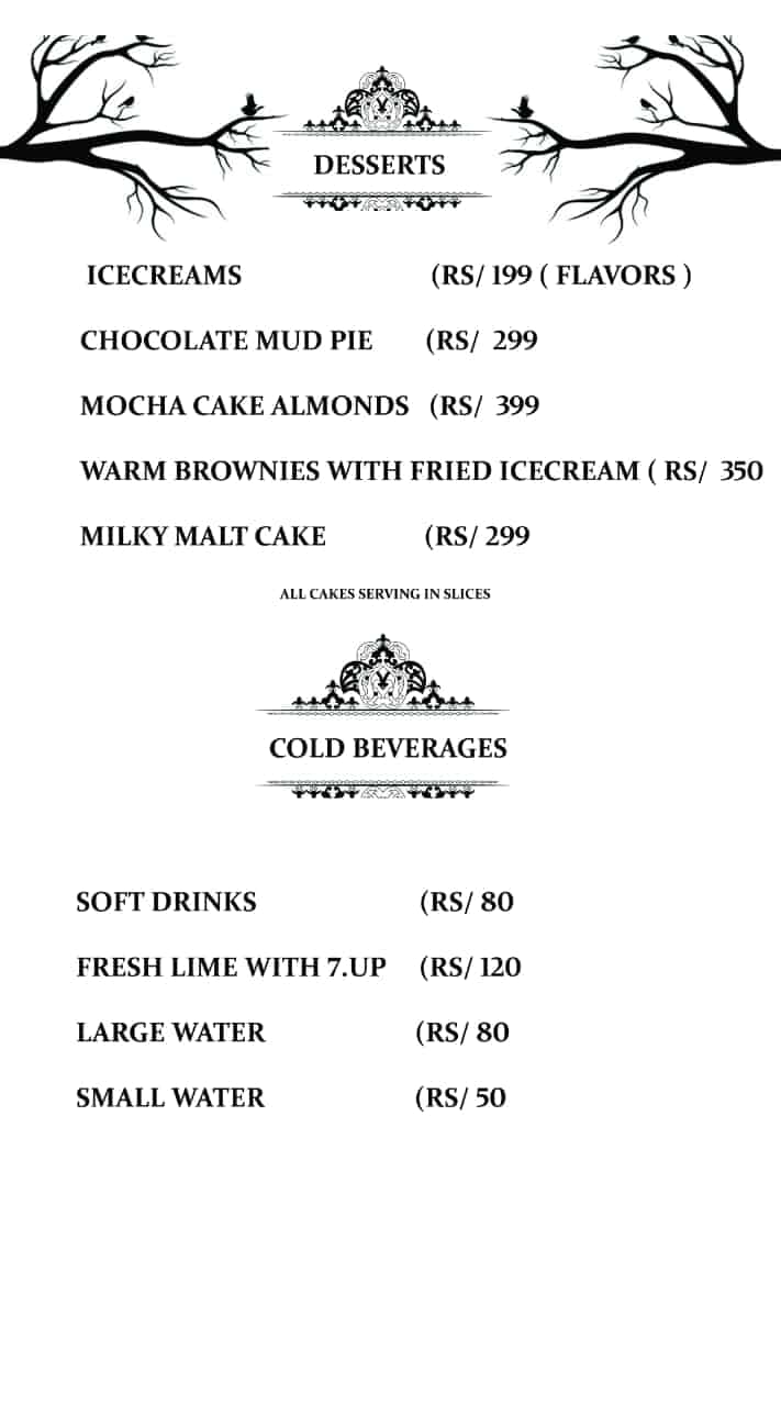 Maharaja Restaurant Menu Karachi - Read 2024 Updated Maharaja ...