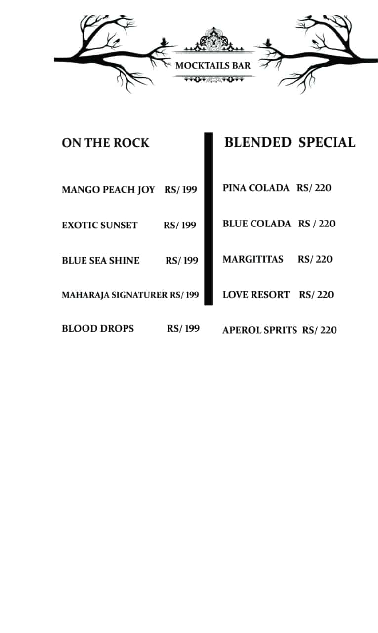 Maharaja Restaurant Menu Karachi - Read 2024 Updated Maharaja ...