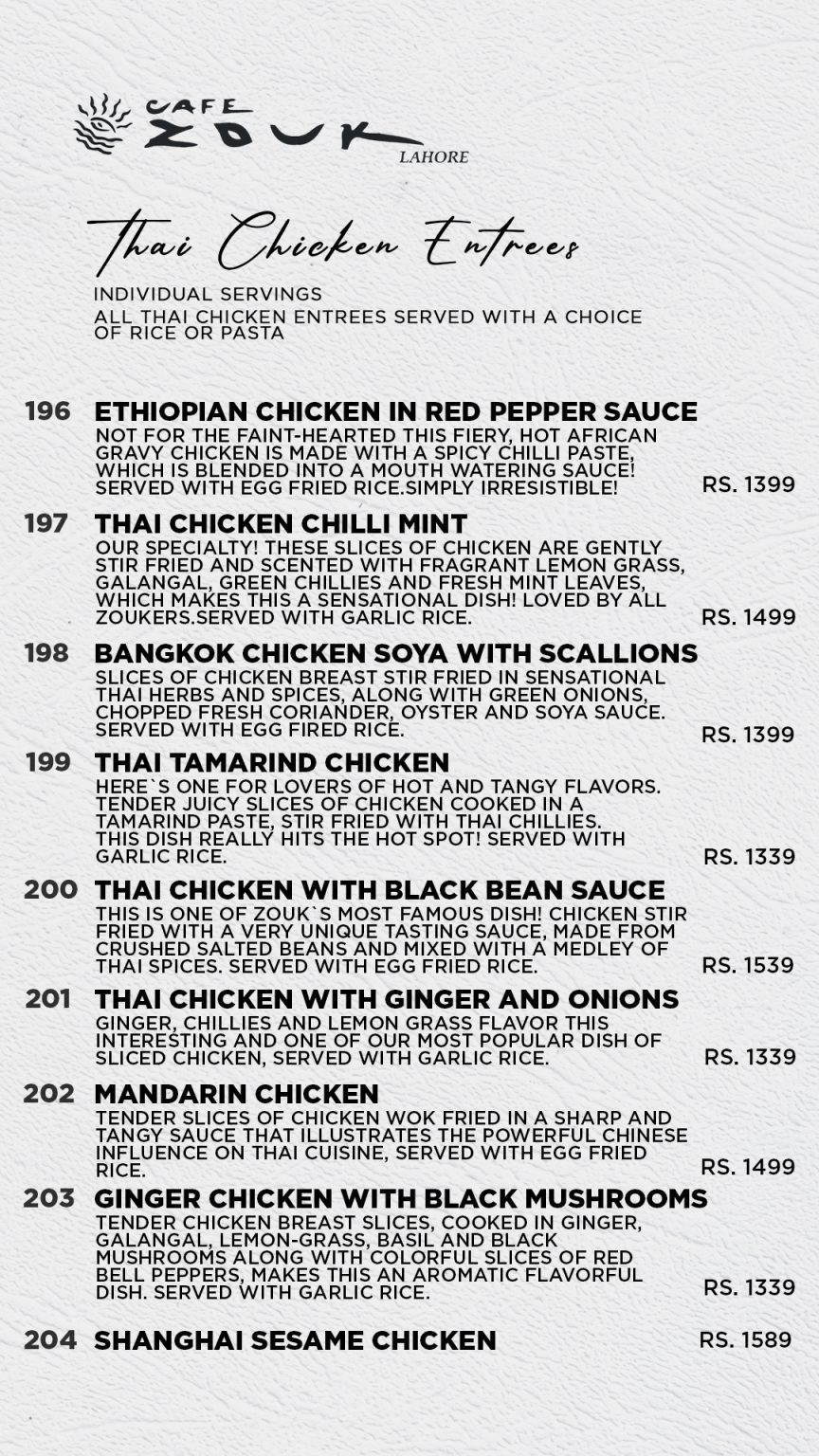 Café Zouk Lahore Menu Lahore - Read 2024 Updated Café Zouk Lahore Menu ...