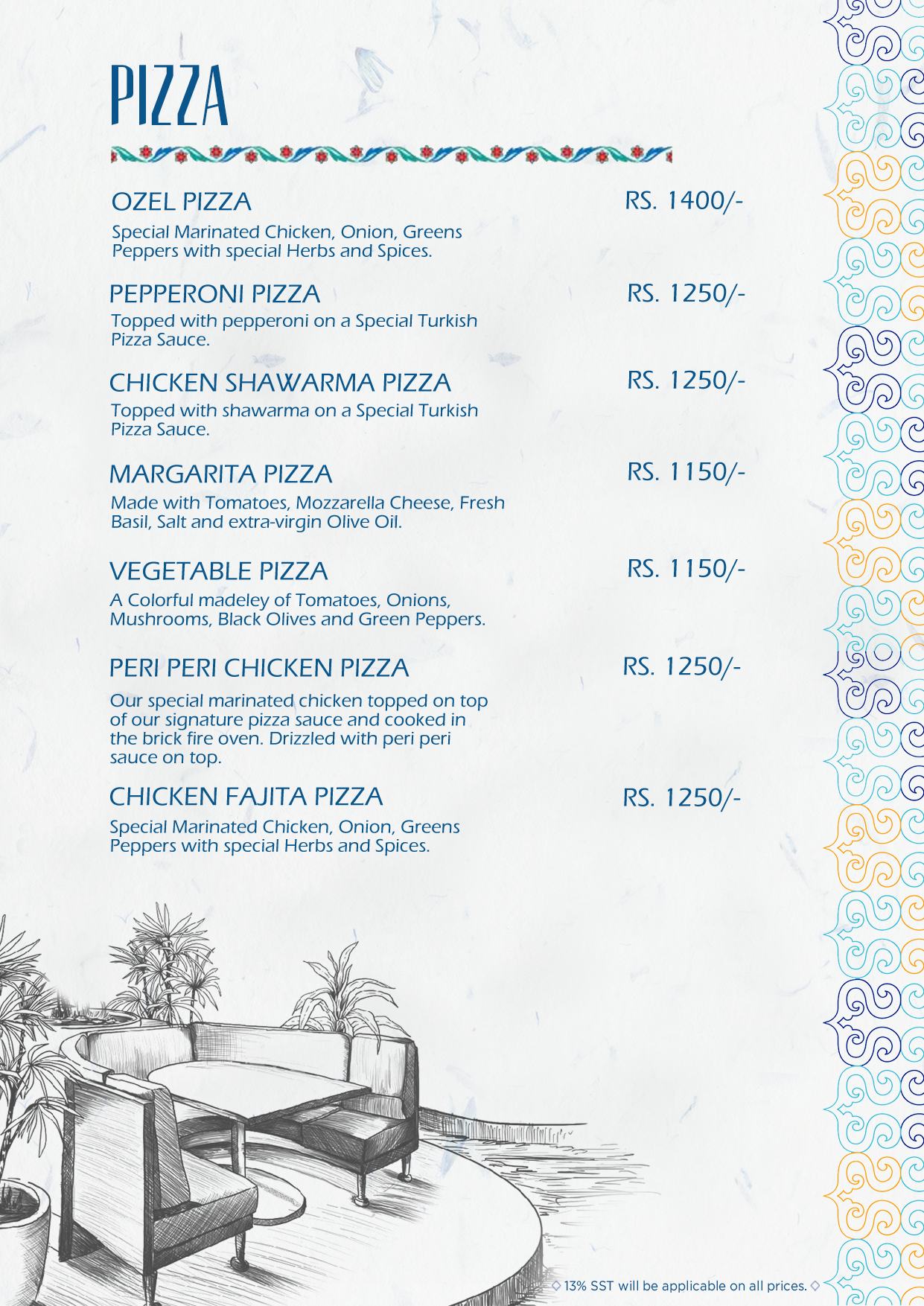 Zeytin Restaurant Menu Karachi - Read 2024 Updated Zeytin Restaurant ...