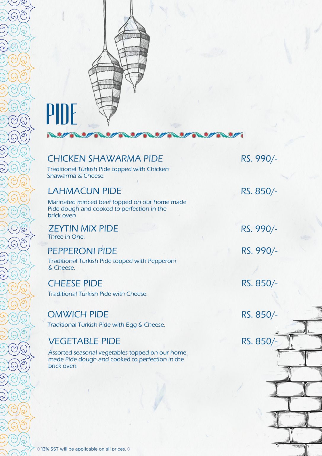 Zeytin Restaurant Menu Karachi - Read 2024 Updated Zeytin Restaurant ...