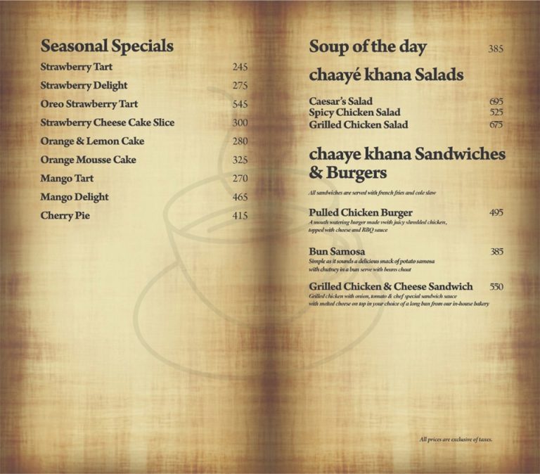 Chaaye Khana Karachi Islamabad, Karachi, Multan, Peshawar - Read 2025 ...