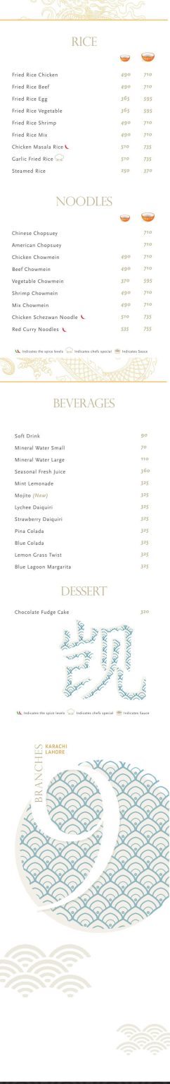 Ginsoy Restaurant Karachi Menu Karachi - Read 2024 Updated Ginsoy ...
