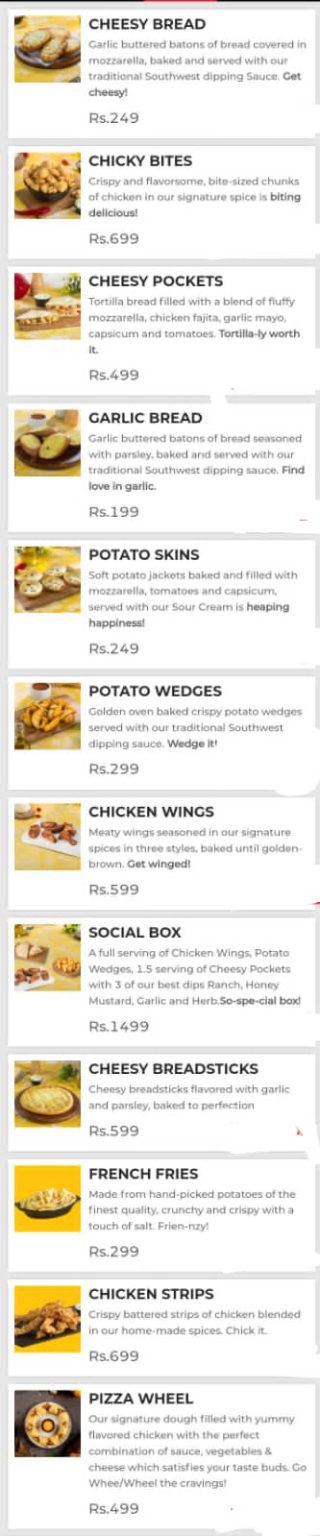 14th Street Pizza Multan Menu Multan - Read 2025 Updated 14th Street ...